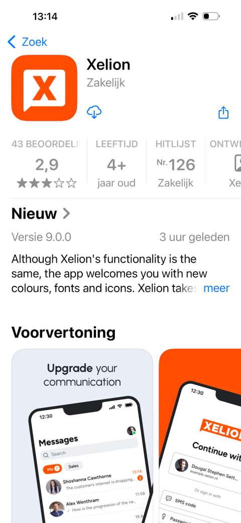 Xelion iOS App | Xelion Start